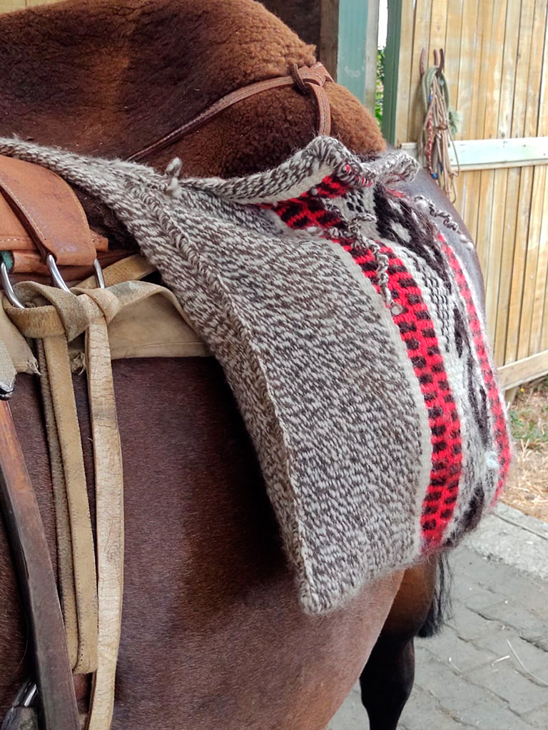 Alforja de Lana Artesanal Color - Cabalgatas